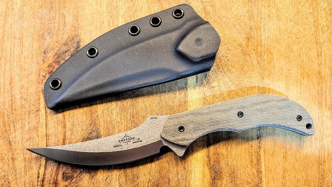 Emerson Persian Fixed Blade - 2025 ECA Knife of the Year - YouTube