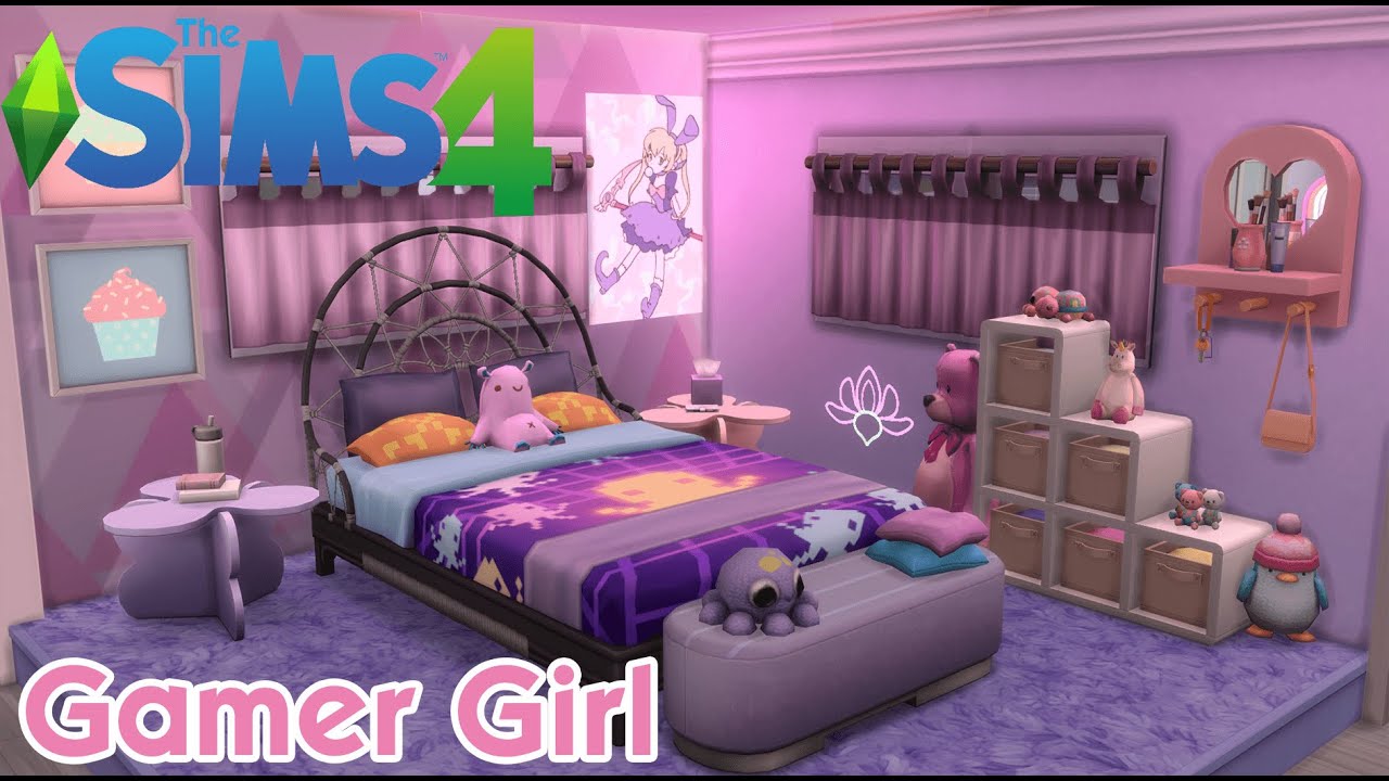 Dreamy Gamer Girl Apartment!🎀💗Speedbuild +Voiceover (No CC) - YouTube