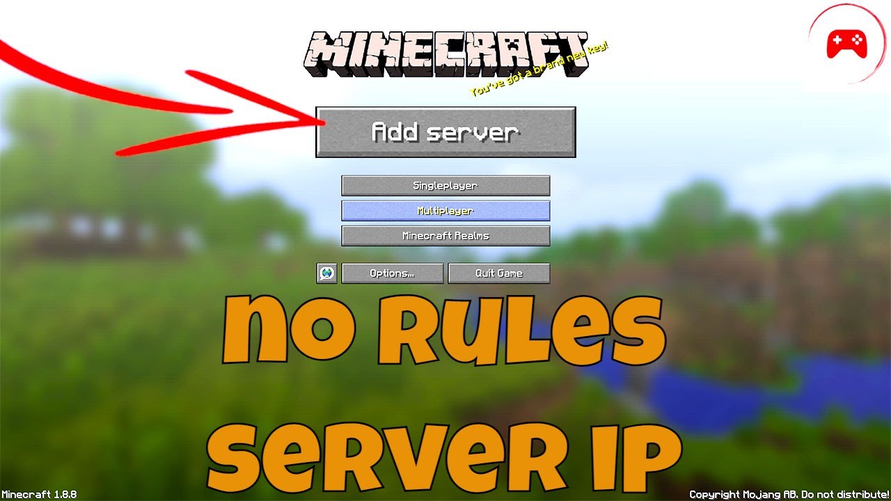 No Rules Minecraft Server IP Address - YouTube