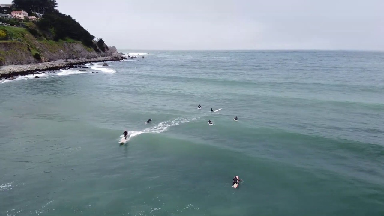 Surfing Pacifica California Mavic Mini Drone - YouTube