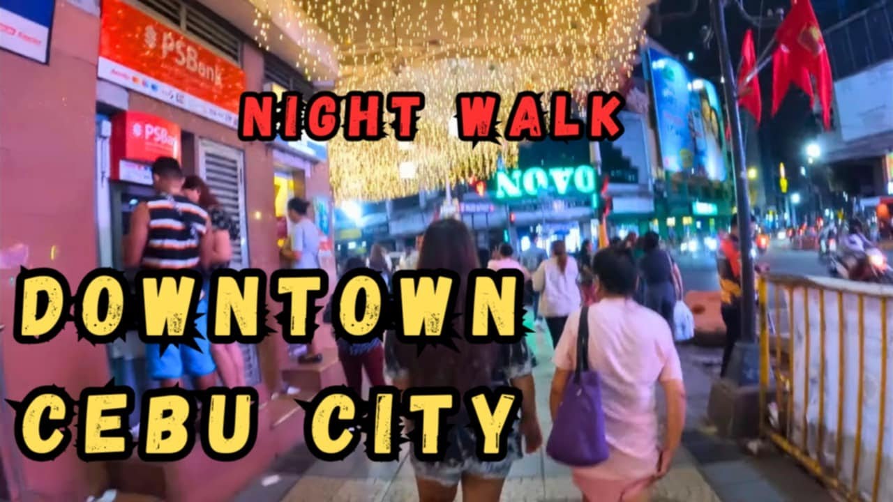 4K 🇵🇭 Nightlife of downtown Cebu City December 2024 - YouTube