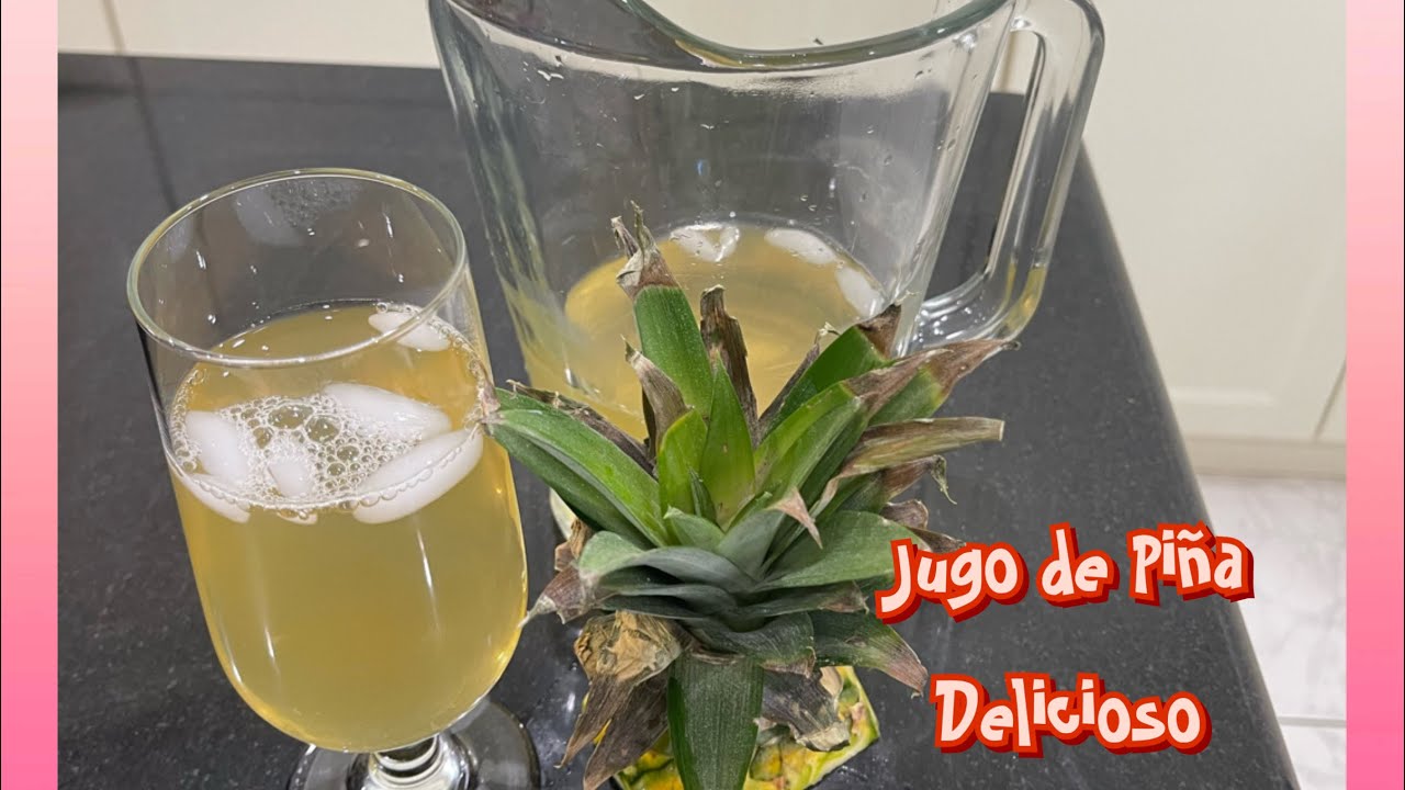 REFRESCO DE FRUTA/ PINA - YouTube