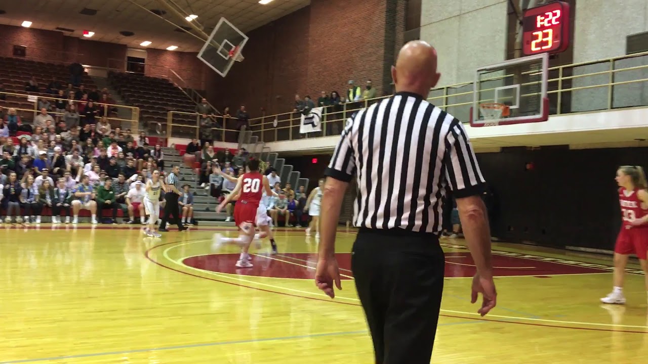 Belle Lanpher knocks down a 3 to put Wachusett up 5 late in the 4th ...