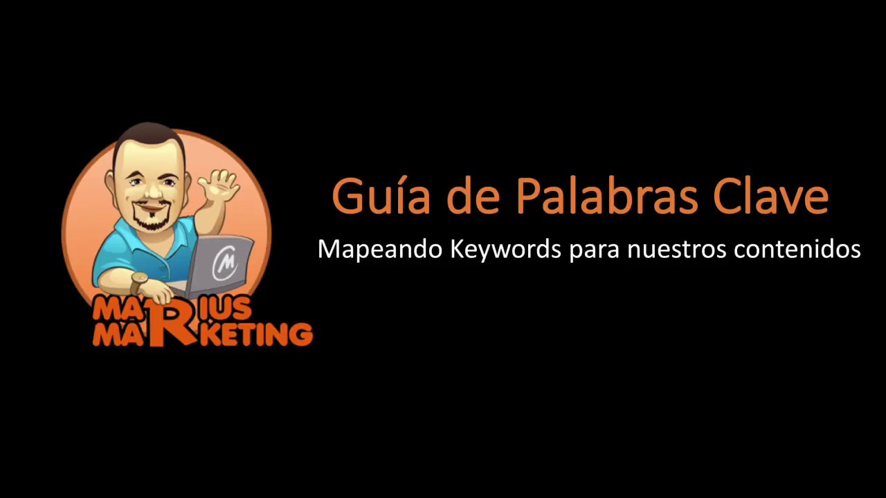 Cómo hacer un mapeo de palabras clave para nuestros posts - YouTube