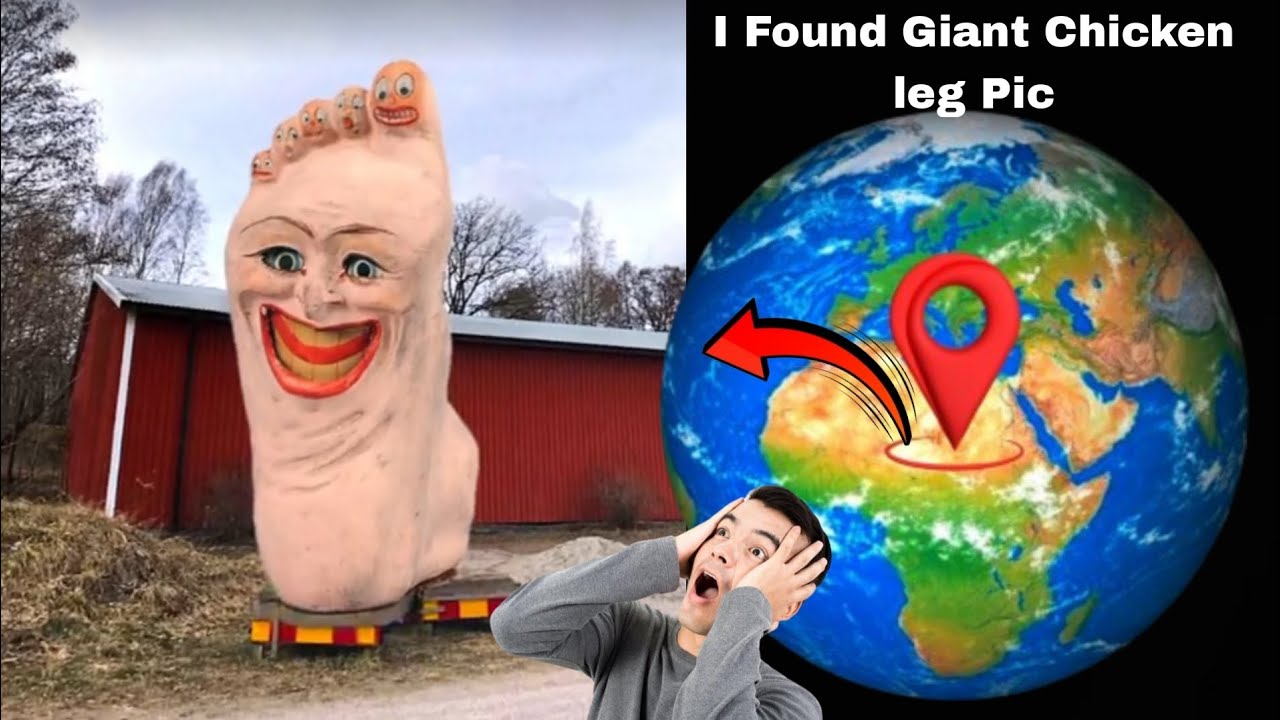I Found Giant Chicken leg Pic 😱🤯 on Google maps🔍🌍 and Google#Earth# ...