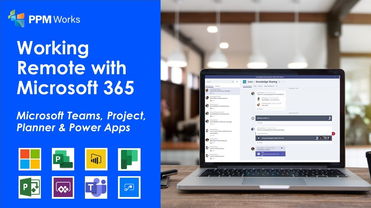 Working Remote with M365 - Microsoft Teams, Project, Planner & Power ...