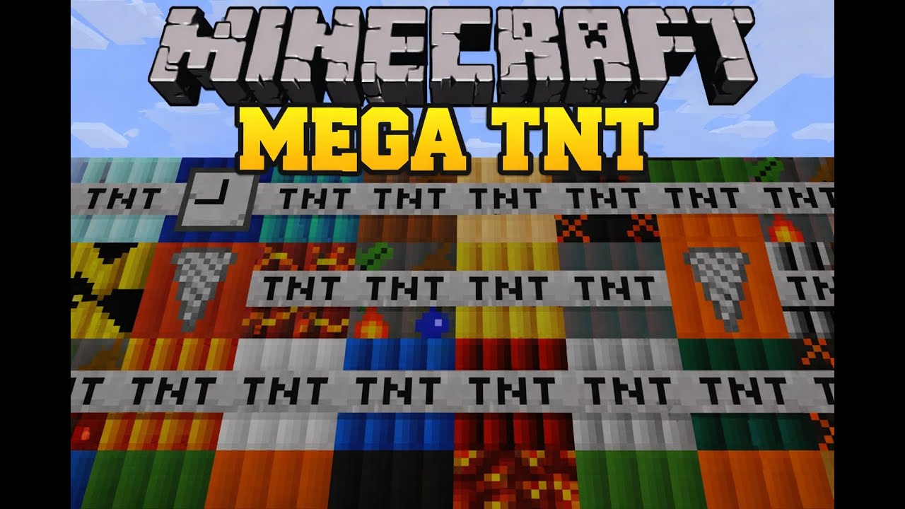 MINECRAFT'S BEST TNT MOD? (MEGA TNT 1.21) Mod link in description - YouTube