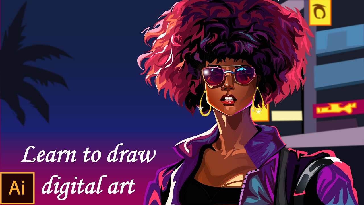 Digital Illustration Tutorial| Game cover Design #youtube #illustration ...