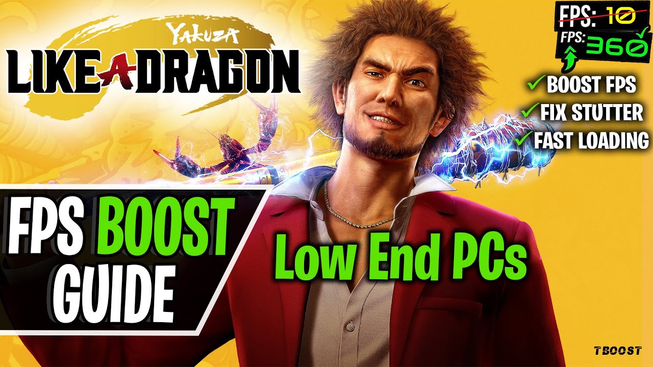 How to Increase FPS in Yakuza Like a Dragon | FPS Boost/LAG and Stutter ...