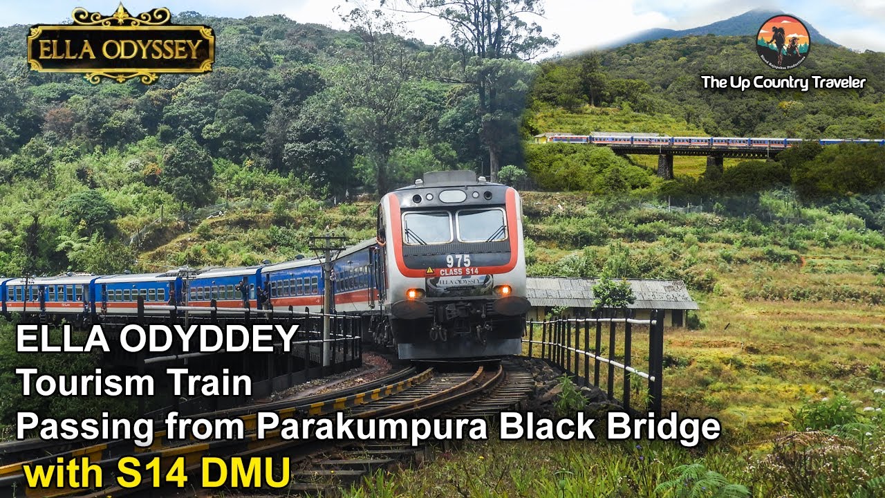 The Ella Odyssey Tourism Luxury Train Passing from Parakumpura Black ...