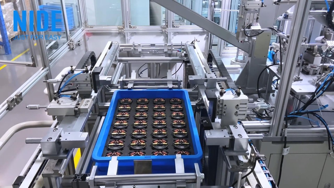 Full Automatic Small Electric Motor Manufacturing Line Stator and ...