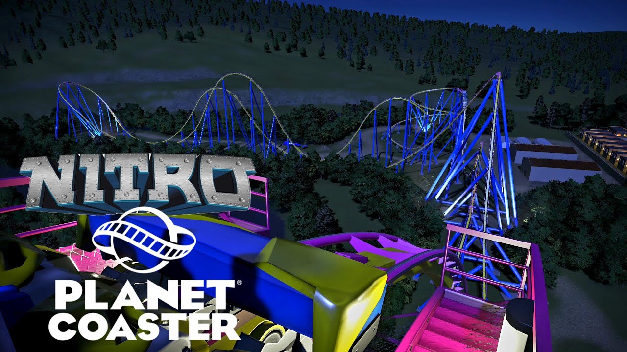 Nitro | Night POV Front/Back - Six Flags Great Adventure (Planet ...