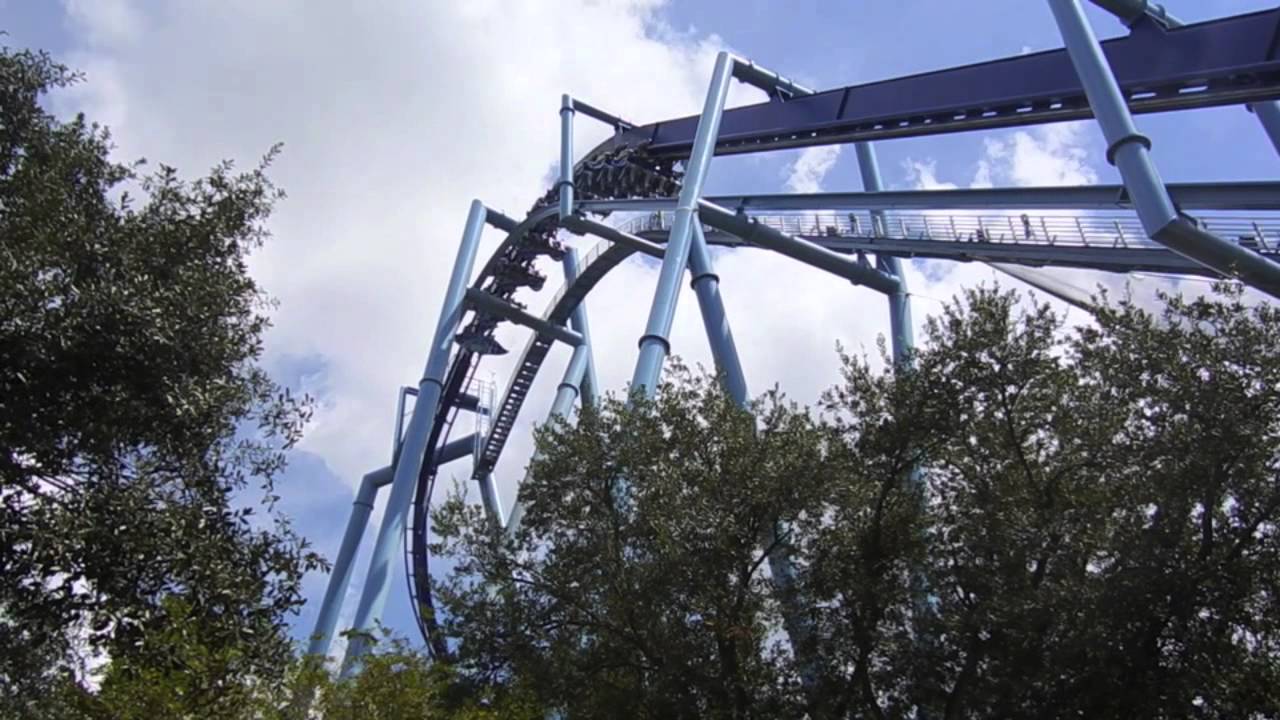 MANTA ROLLER COASTER AT SEA WORLD ORLANDO - YouTube