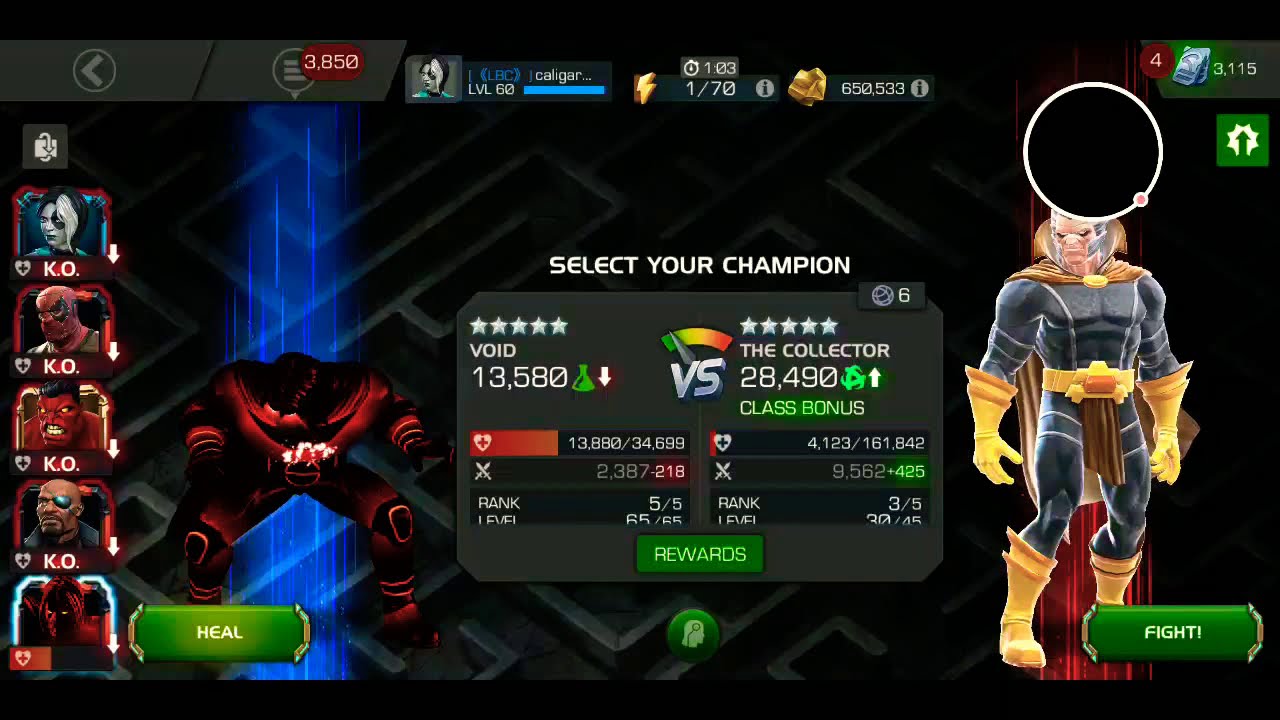 MCOC: Act 5.2 100% Complete, Void VS The Collector - YouTube