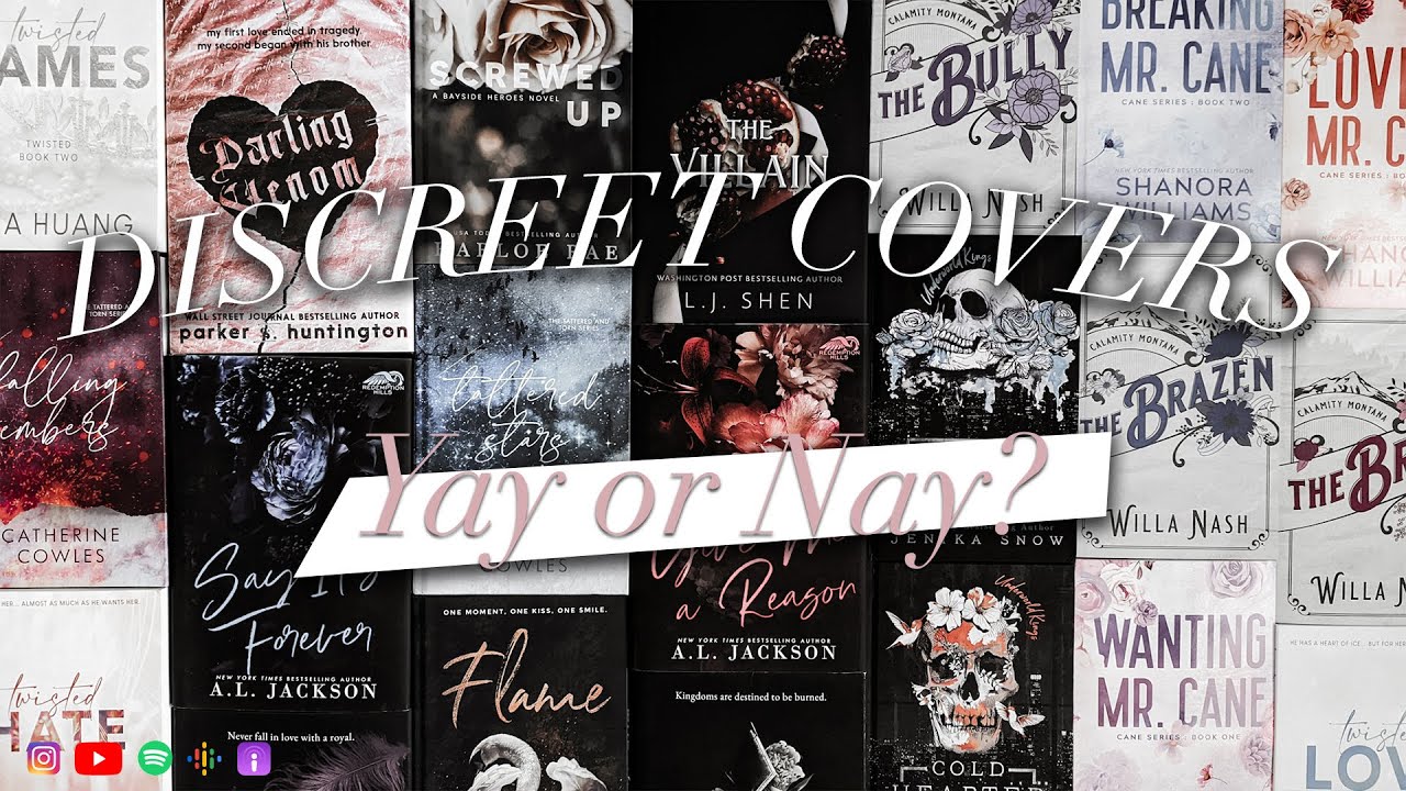 How do you feel about 'Discreet' romance book covers Yay or Nay? - YouTube