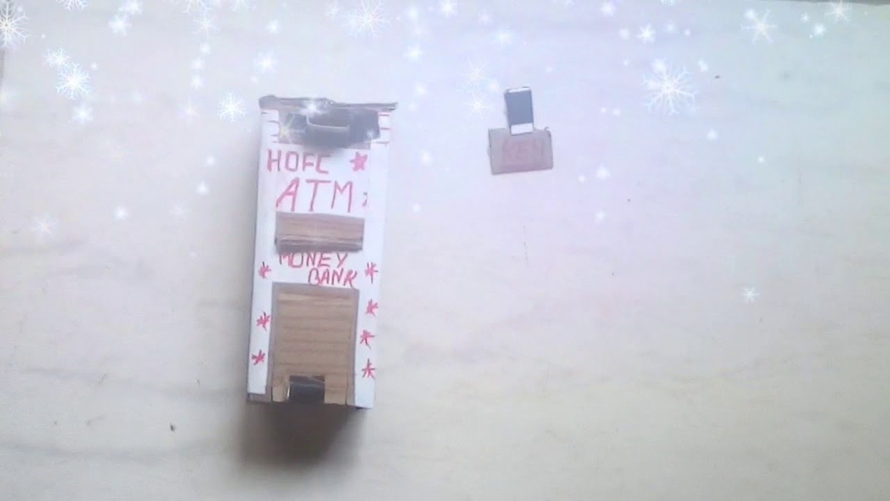 How to make key powered mini piggy bank. - YouTube