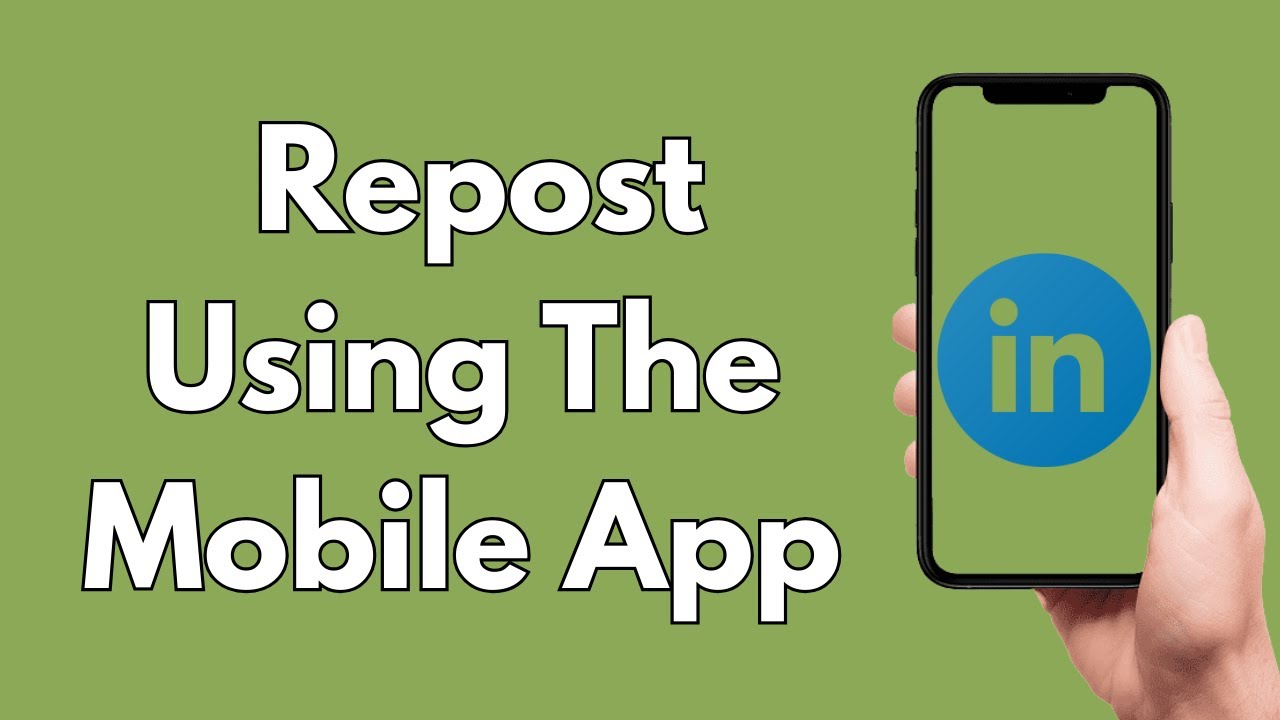 How To Repost On Linkedin Using The Mobile App [2026 Guide] - YouTube