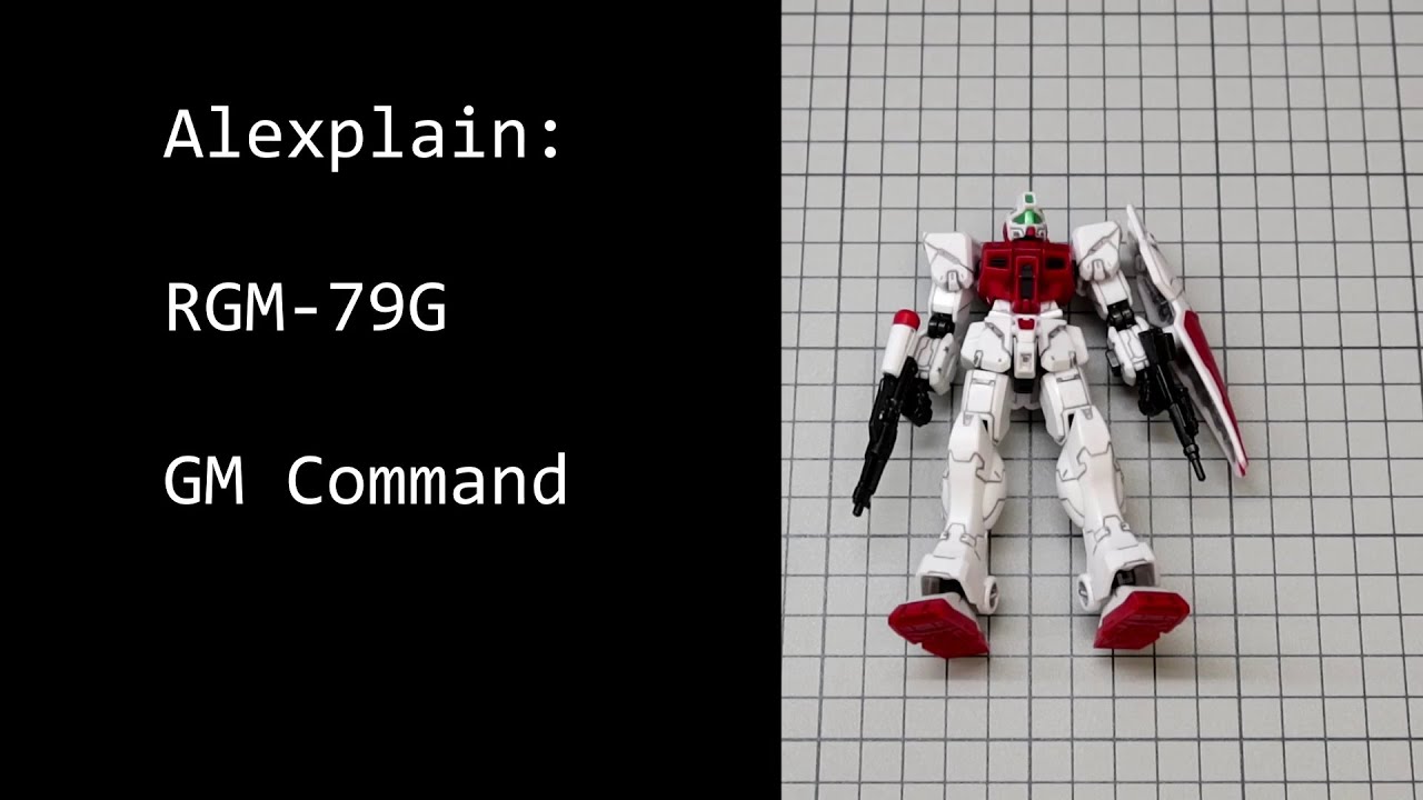 RGM-79G GM Command : GM goes Commando - YouTube