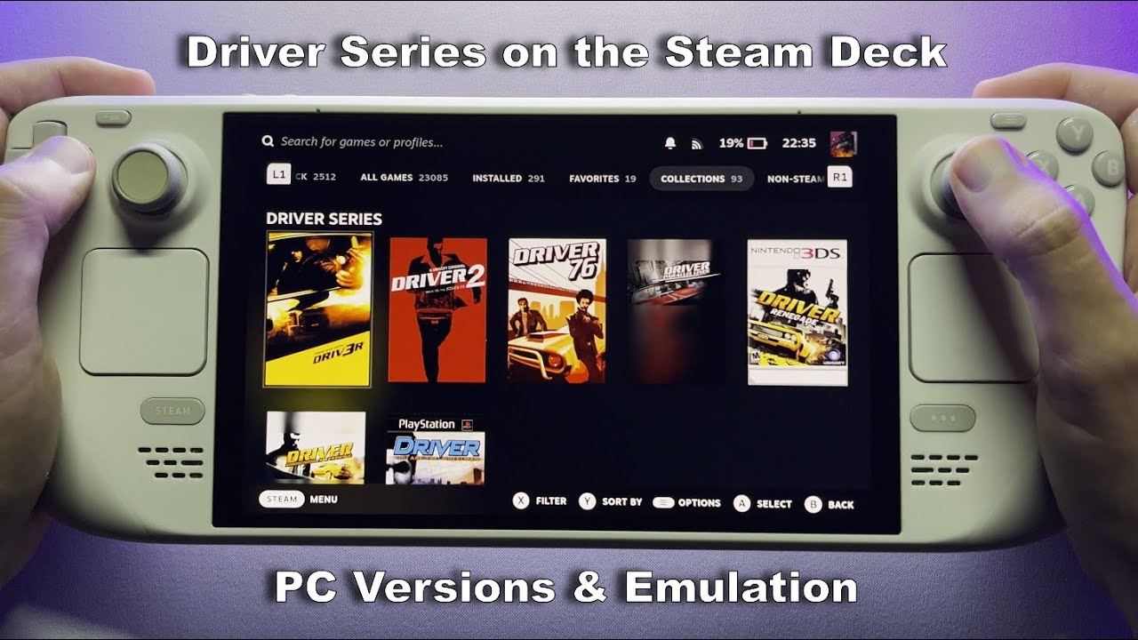 Driver Series on the Steam Deck | 1999 - 2011 - YouTube