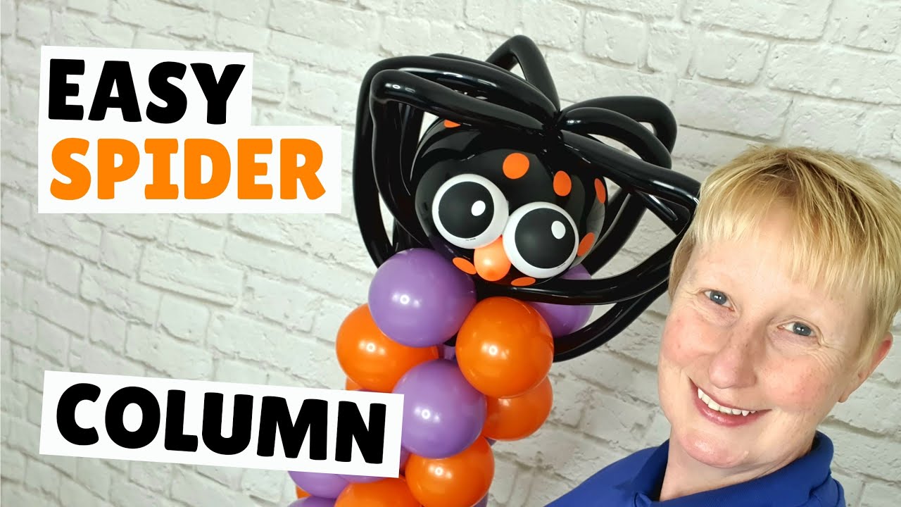Halloween Balloon Spider - DIY Halloween Decorations 🕷 - YouTube