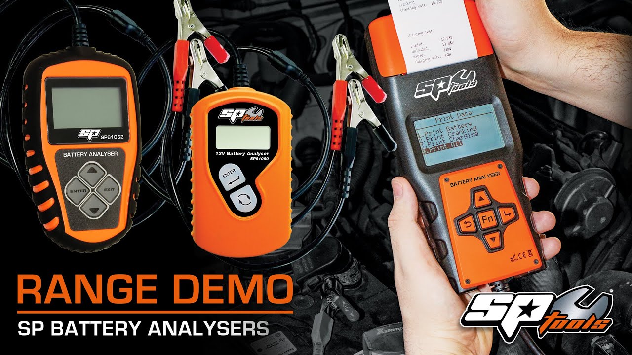 SP TOOLS - BATTERY ANALYSERS - PRODUCT DEMONSTRATION - YouTube