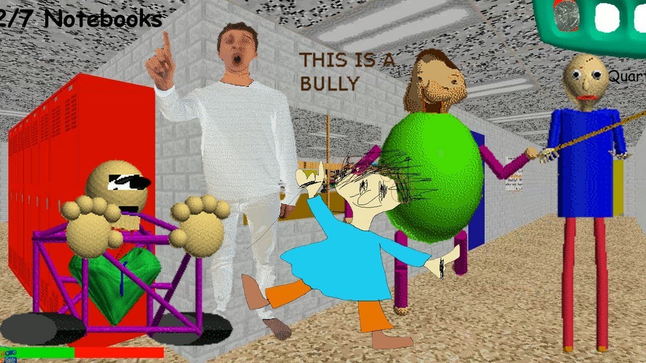 Baldi's Substitute teacher v3 - Baldi's Basics Mod - YouTube