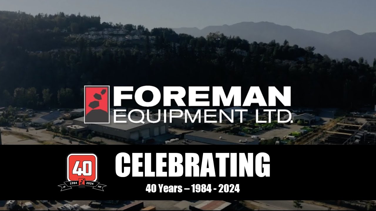 Foreman Equipment is Celebrating their 40th Anniversary. - YouTube