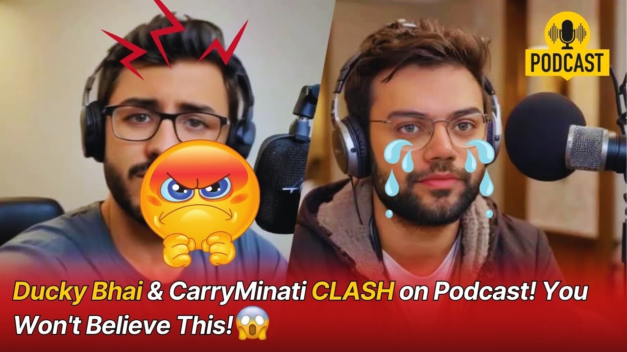 Ducky Bhai Vlogs | Ducky bhai and Carryminati Podcast | Part-1 ...