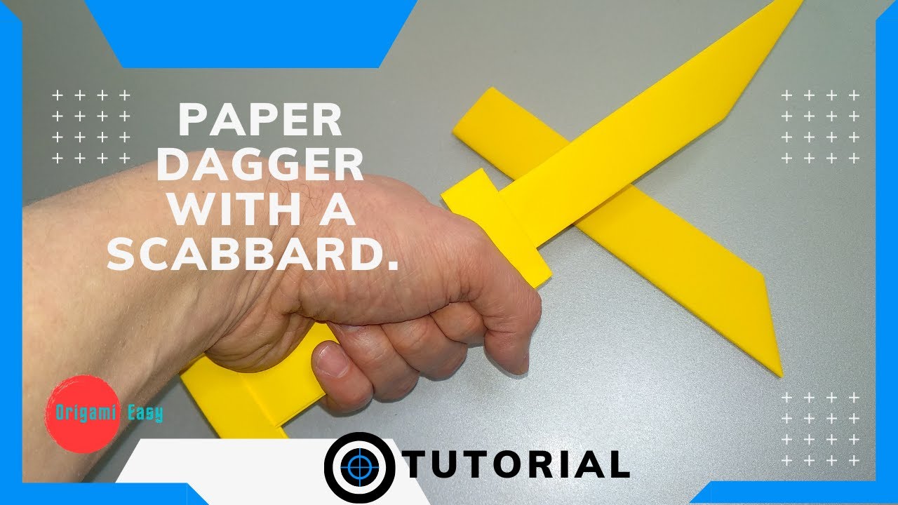 How To Make A Paper Dagger With A Scabbard Paper Knife Origami Is how-to-make-a-paper-dagger-with-a-scabbard-paper-knife-origami-is