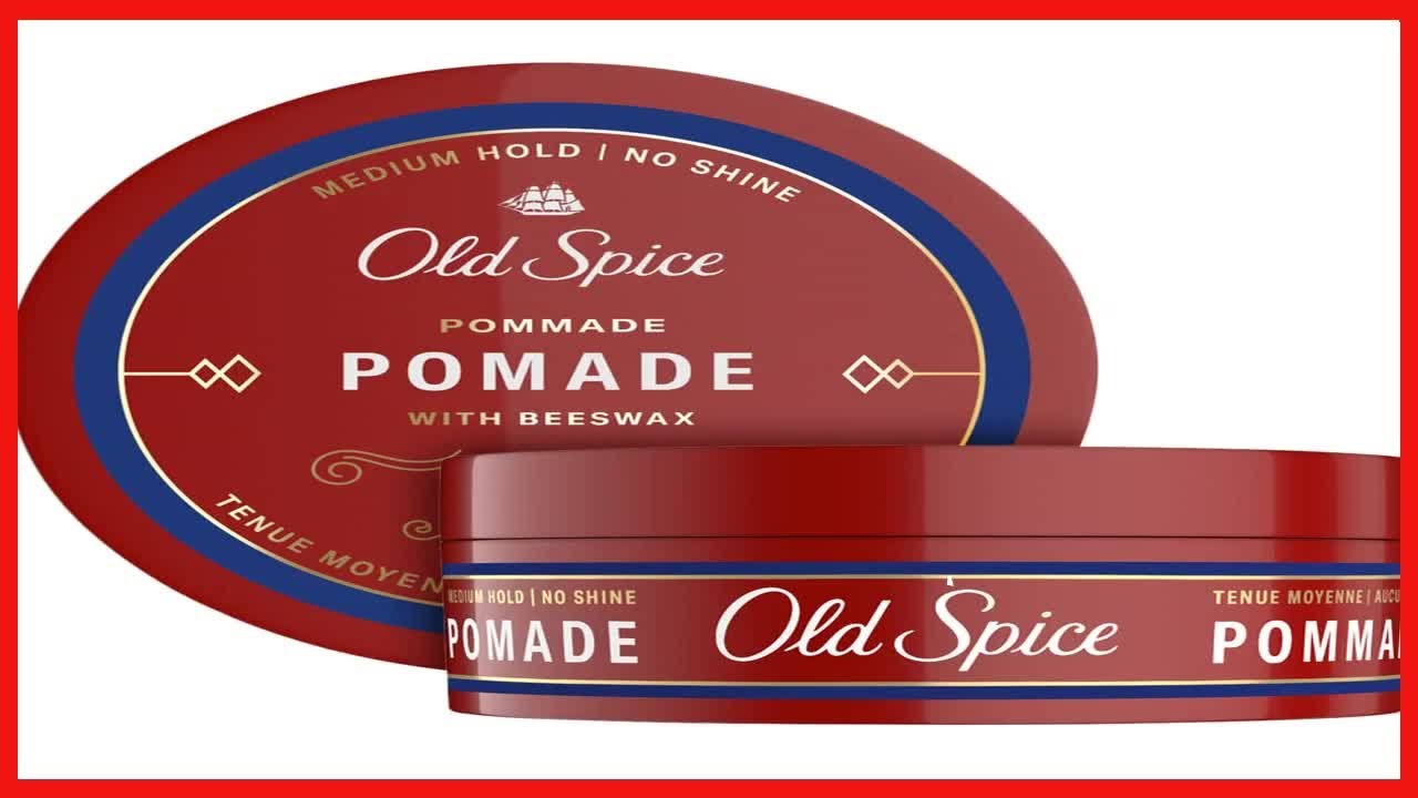 Old Spice Hair Styling Pomade for Men -Medium Hold No Shine 2.22 Each ...
