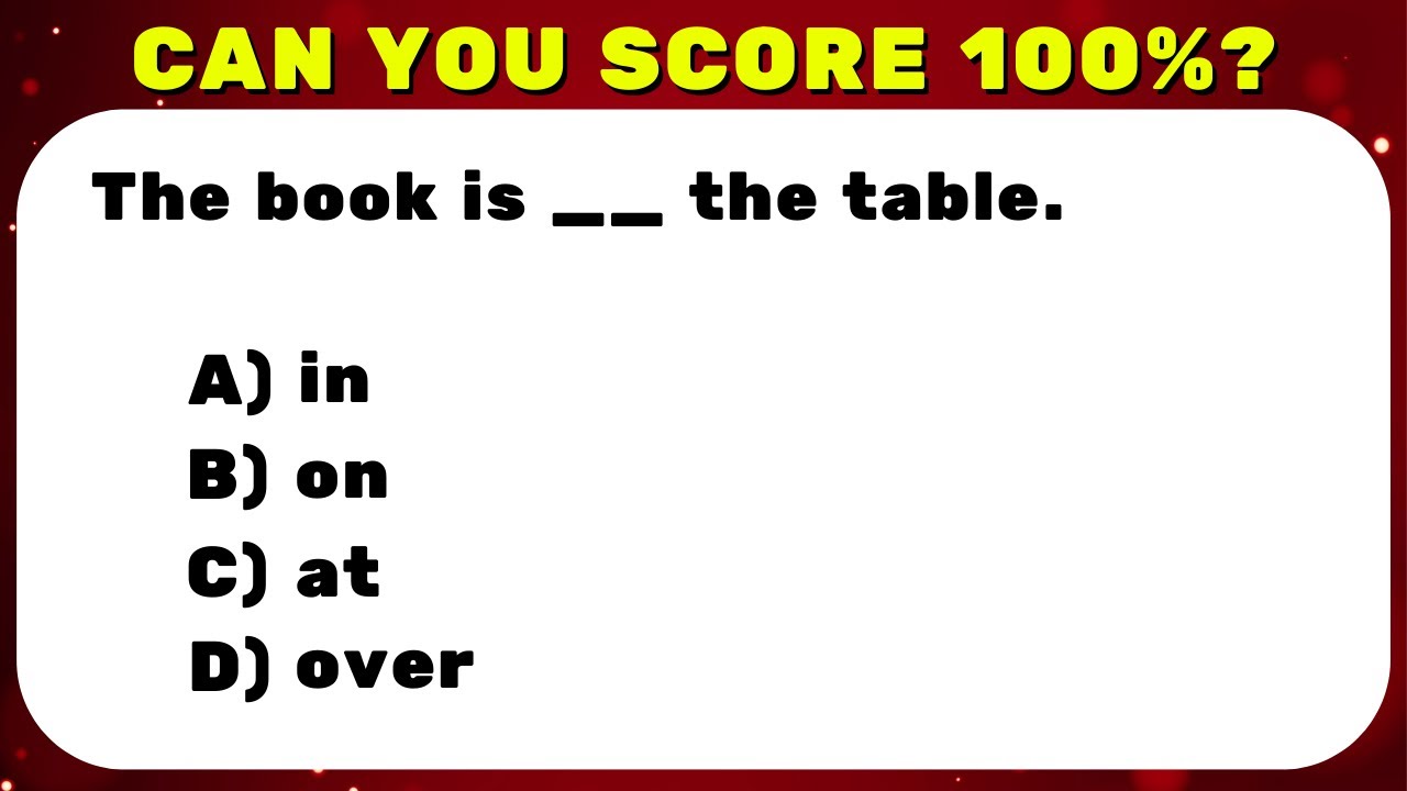 80 Advanced English Grammar Questions with Answers & Explanations - YouTube