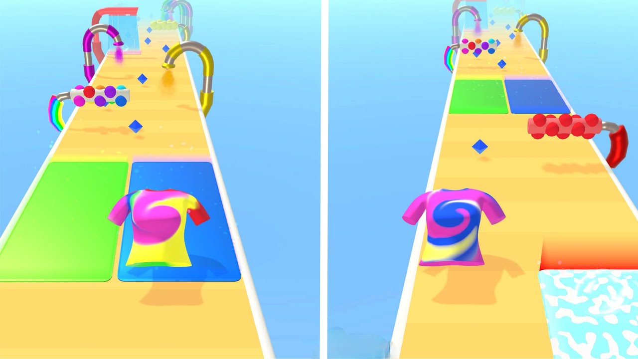 Clothes Coloring Run - SpeedRun Gameplay Max Levels Game Mobile All iOS ...
