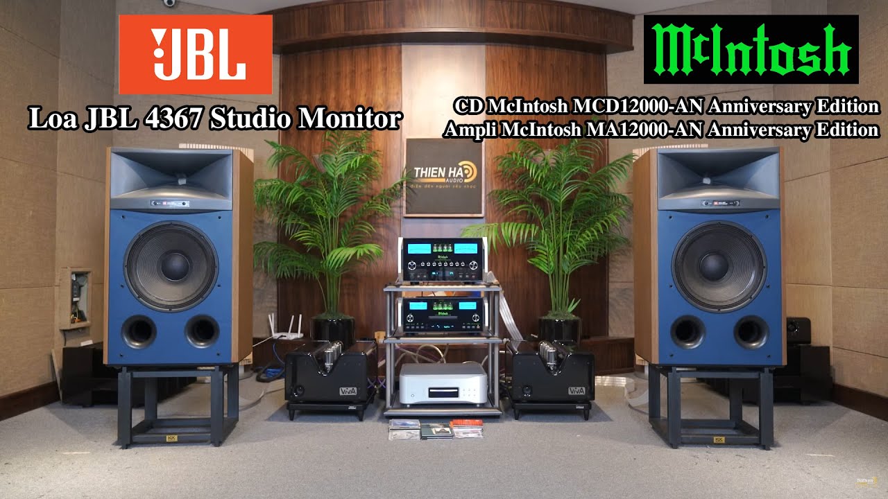 Loa JBL 4367 Studio Monitor + Mcintosh Ma 12000 -75th - MCD 12000 phiên ...