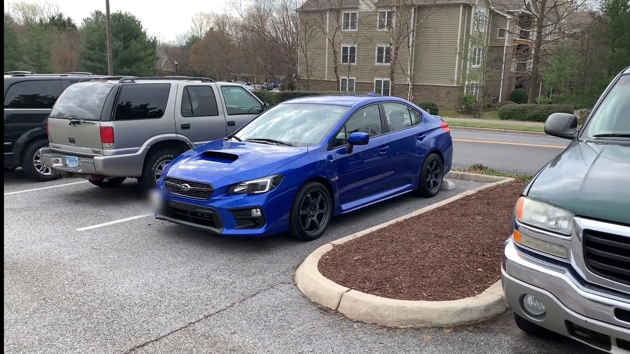 Gramlight 57dr gun blue 18x9.5 2019 Subaru WRX - YouTube