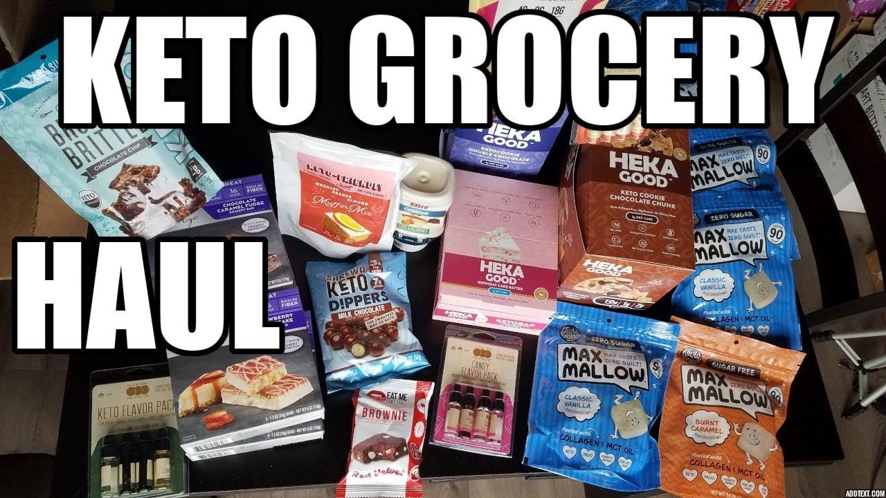 KETO NETRITION GROCERY HAUL! HEKA GOOD COOKIES, BROWNIE BRITTLE ...