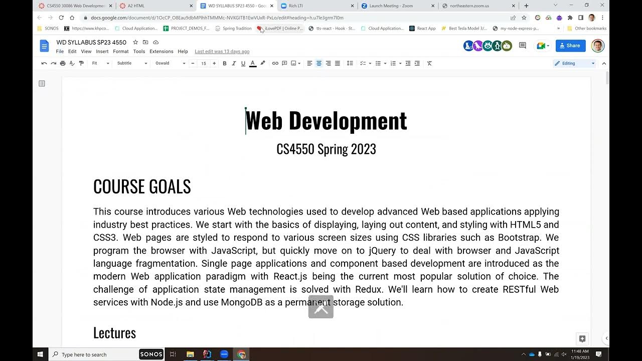 Lecture 2 - Introduction to HTML, Assignment 2, Building Canvas Demo ...