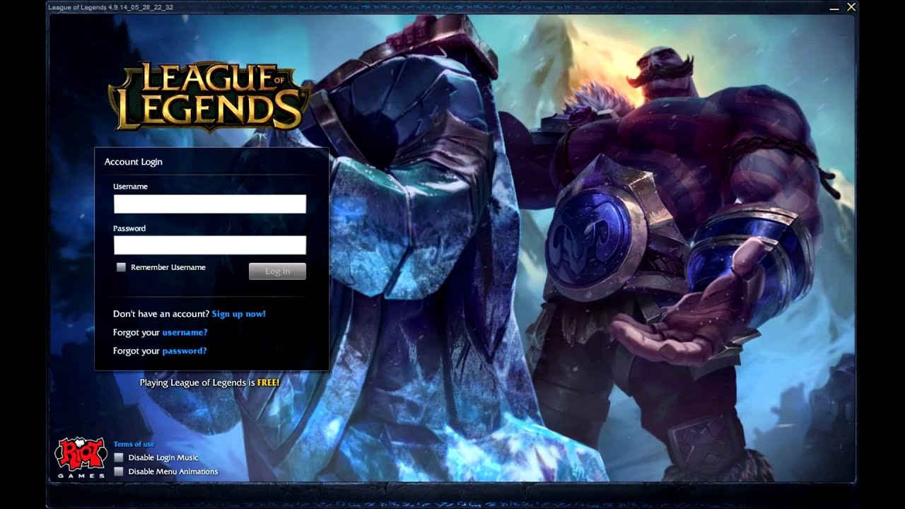LoL Login Screen - Braum - YouTube