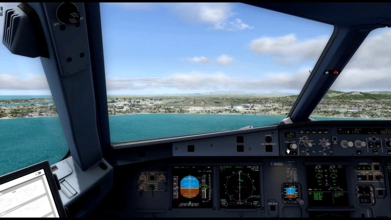 [P3Dv4] Aerosoft Airbus A320 Professional | Final approach VOR RWY 17L ...