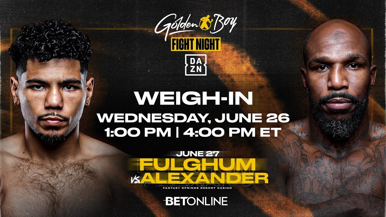 Darius “DFG” Fulghum vs. Vaughn “The Animal” Alexander | WEIGH IN - YouTube