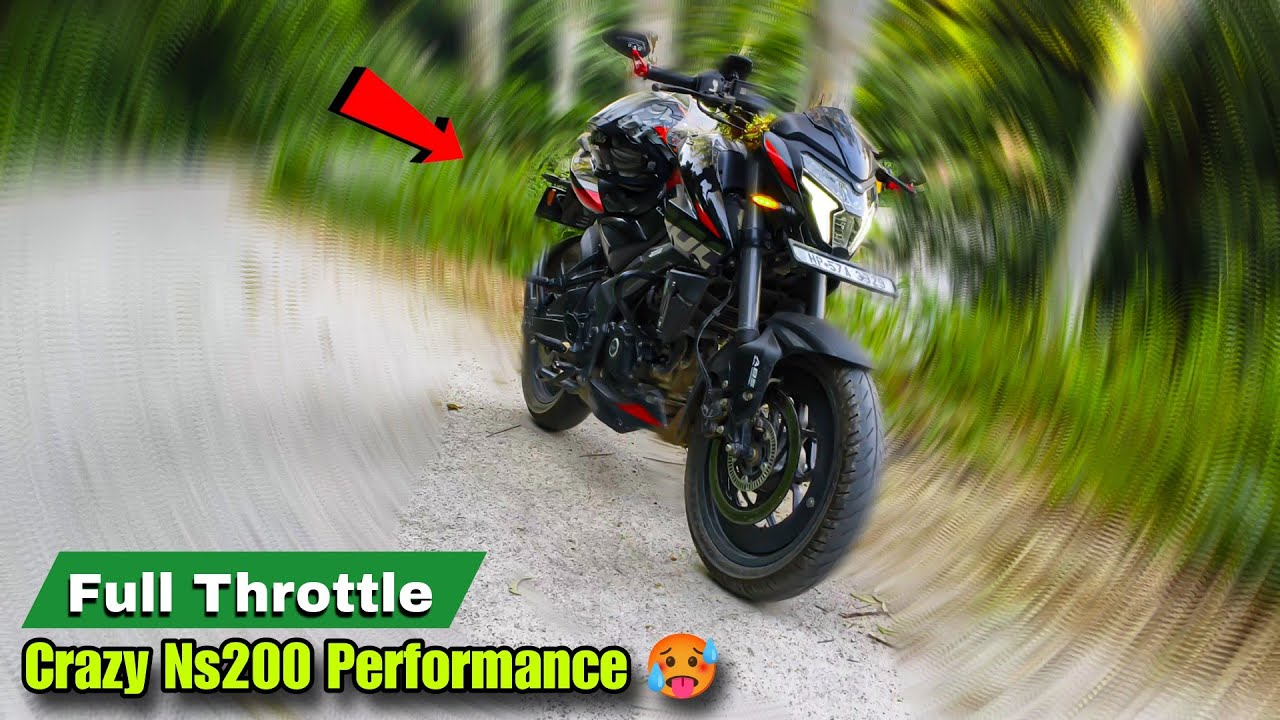 Pulsar Ns200 Full Throttle Ride 🔥 | Crazy Ns200 Performance 🥵 - YouTube