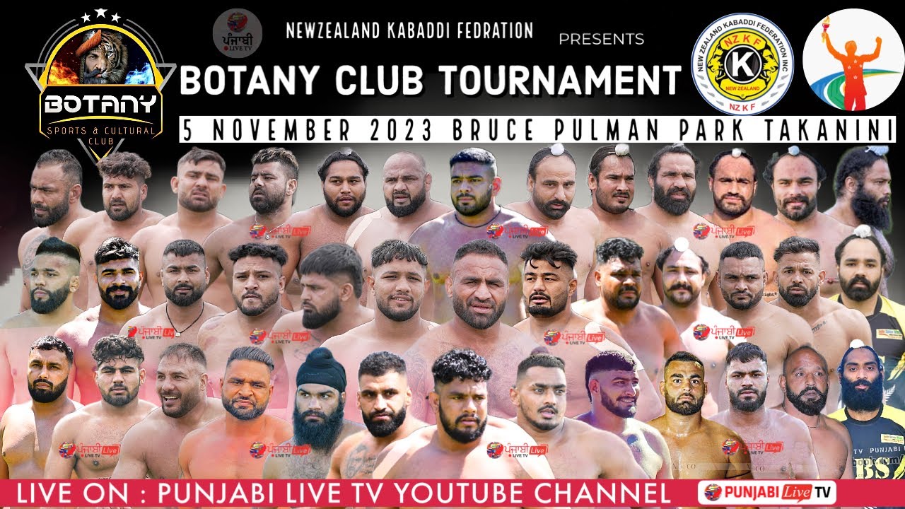 🔴[LIVE] BOTANY CLUB (BRUCE PULMAN PARK TAKANINI NEWZEALAND) KABADDI ...