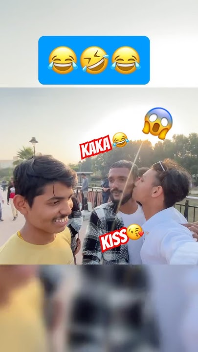 Kaka bhai mil gaya🔥😂#trending #funny #youtubeshorts #kaka #comedy #prank #public #viralshorts ...