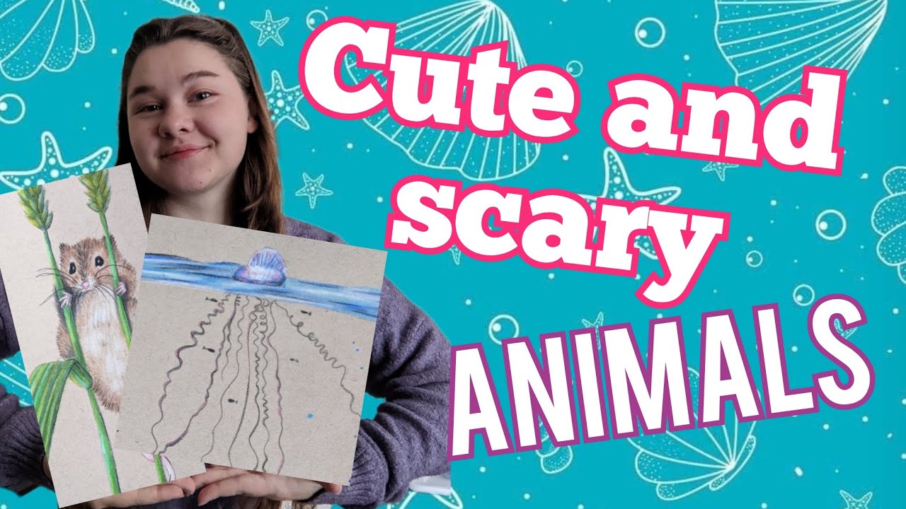 💖Drawing something cute vs scary!!😱 - YouTube
