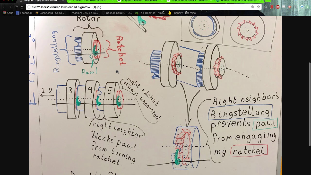 Enigma Explained 2 : Rotations - YouTube