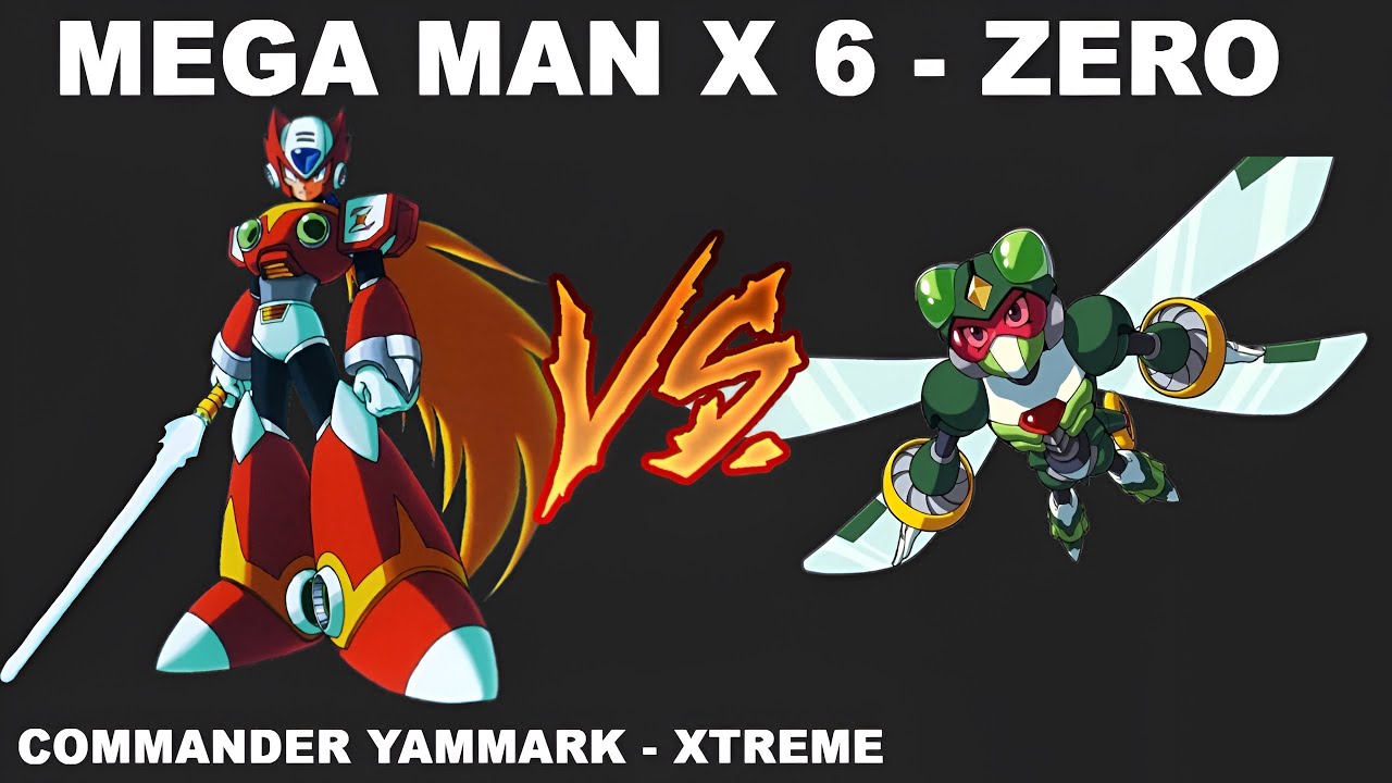 Mega Man X6 - Commander Yammark (Normal Path) - Zero - Xtreme ...