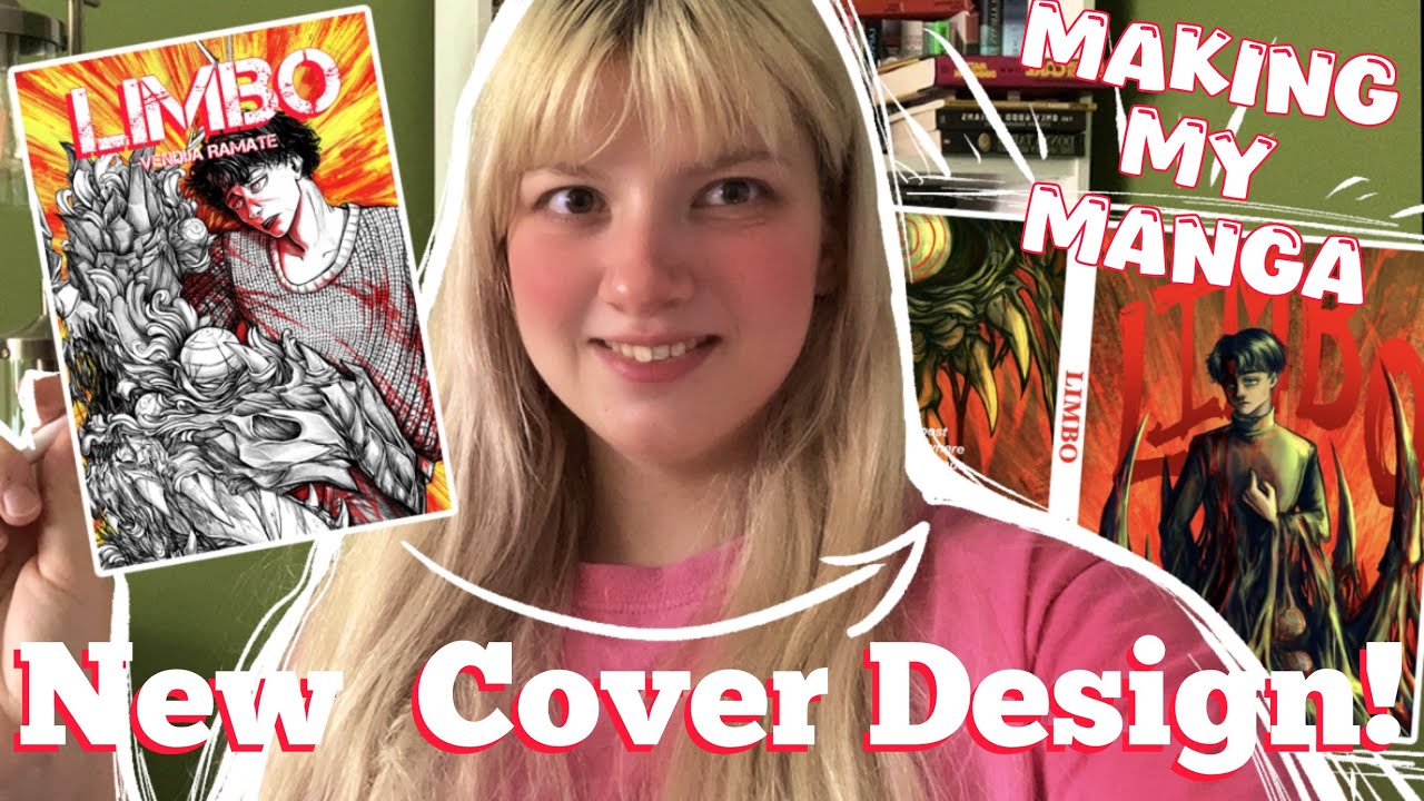 Making a new cover for my manga! - YouTube