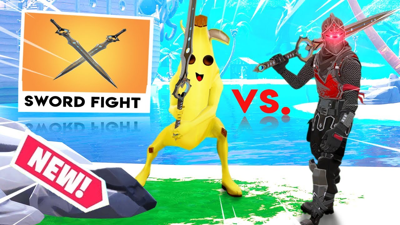 EPIC Custom Sword Fight Gamemode (Fortnite) - YouTube