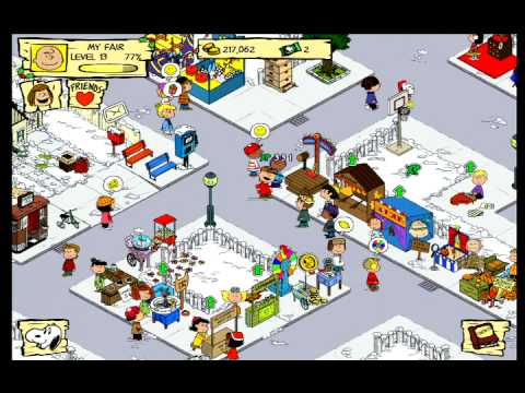 Snoopy's Street Fair christmas update play video - YouTube