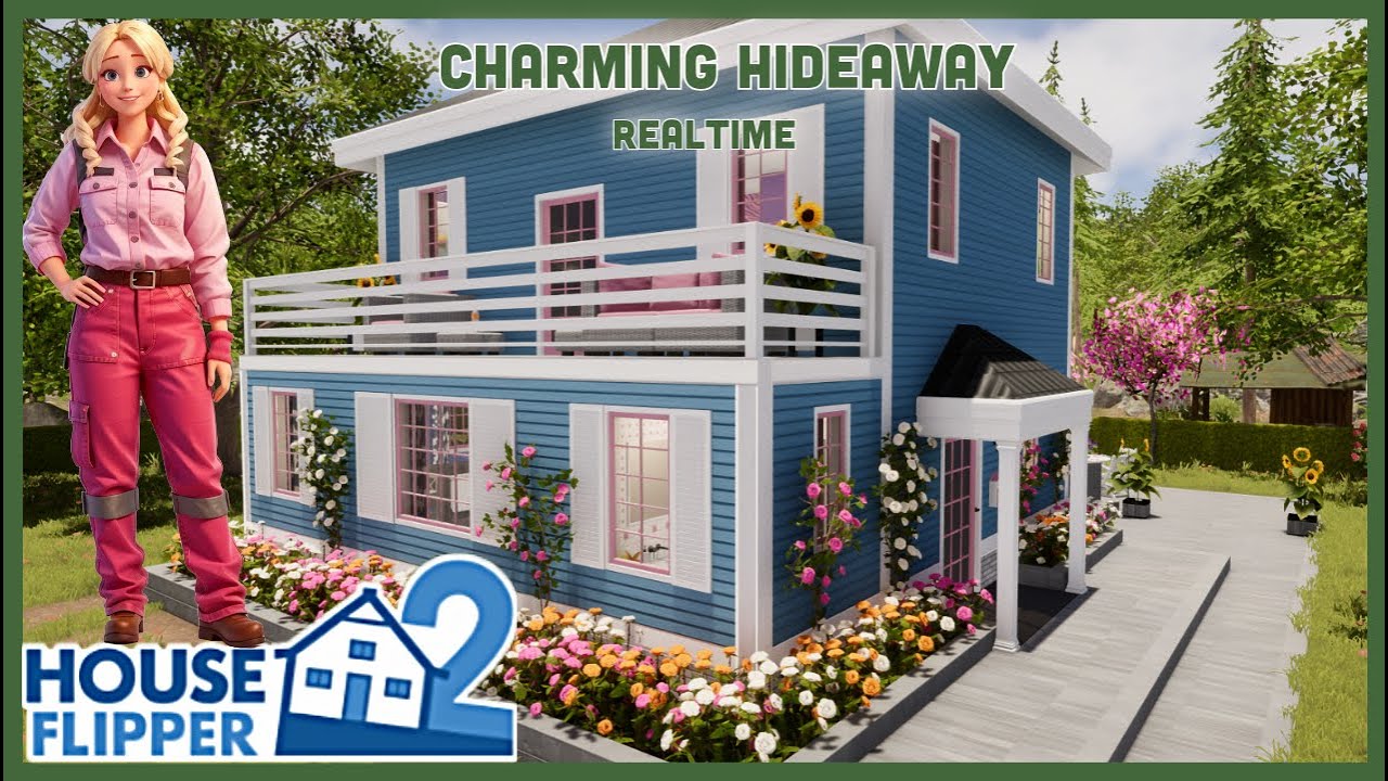 Charming Hideaway Full Build and Tour, Realtime, House Flipper 2 - YouTube