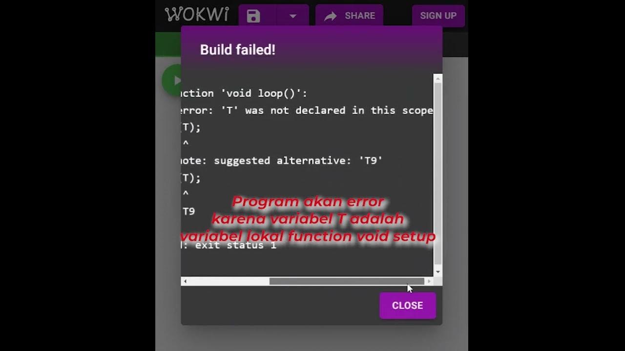 Tutorial Variabel Lokal dan Variabel Global Arduino wokwi com - YouTube